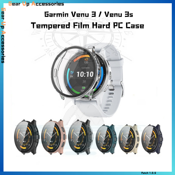GARMIN VENU 3 | VENU 3S Case 2in1 Full Protect Screen Protect Cover PC ...