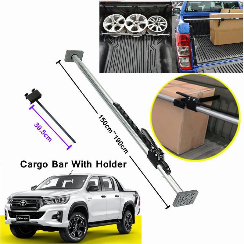 1x Adjustable Ratcheting Cargo Bar 1500mm-1900mm For 4x4 Truck Bed ...