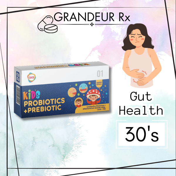 GKB Kids Probiotic + Prebiotic Gut Health 30 Sachets | Shopee Malaysia