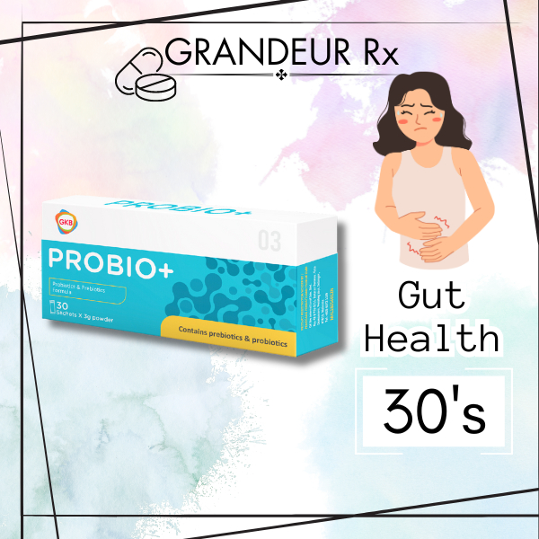 GKB Probio+ (Probiotics & Prebiotics Formula) 3g x 30 Sachets | 益生菌 ...