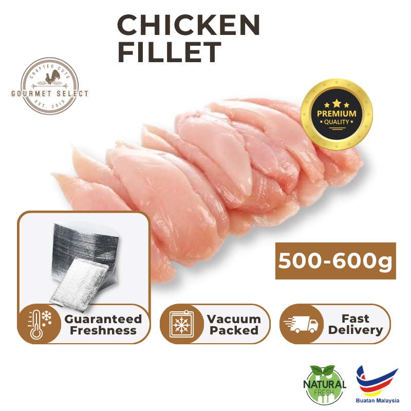 Chicken Fillet Fresh Frozen Gourmet Select | 1pkt | Fillet Ayam Segar ...