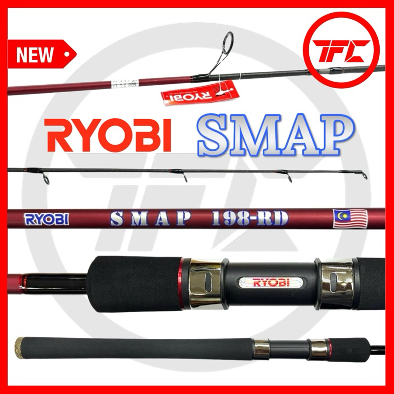 RYOBI SMAP Malaysia Edition Spinning Fishing Rod 2piece Cast Bottom ...