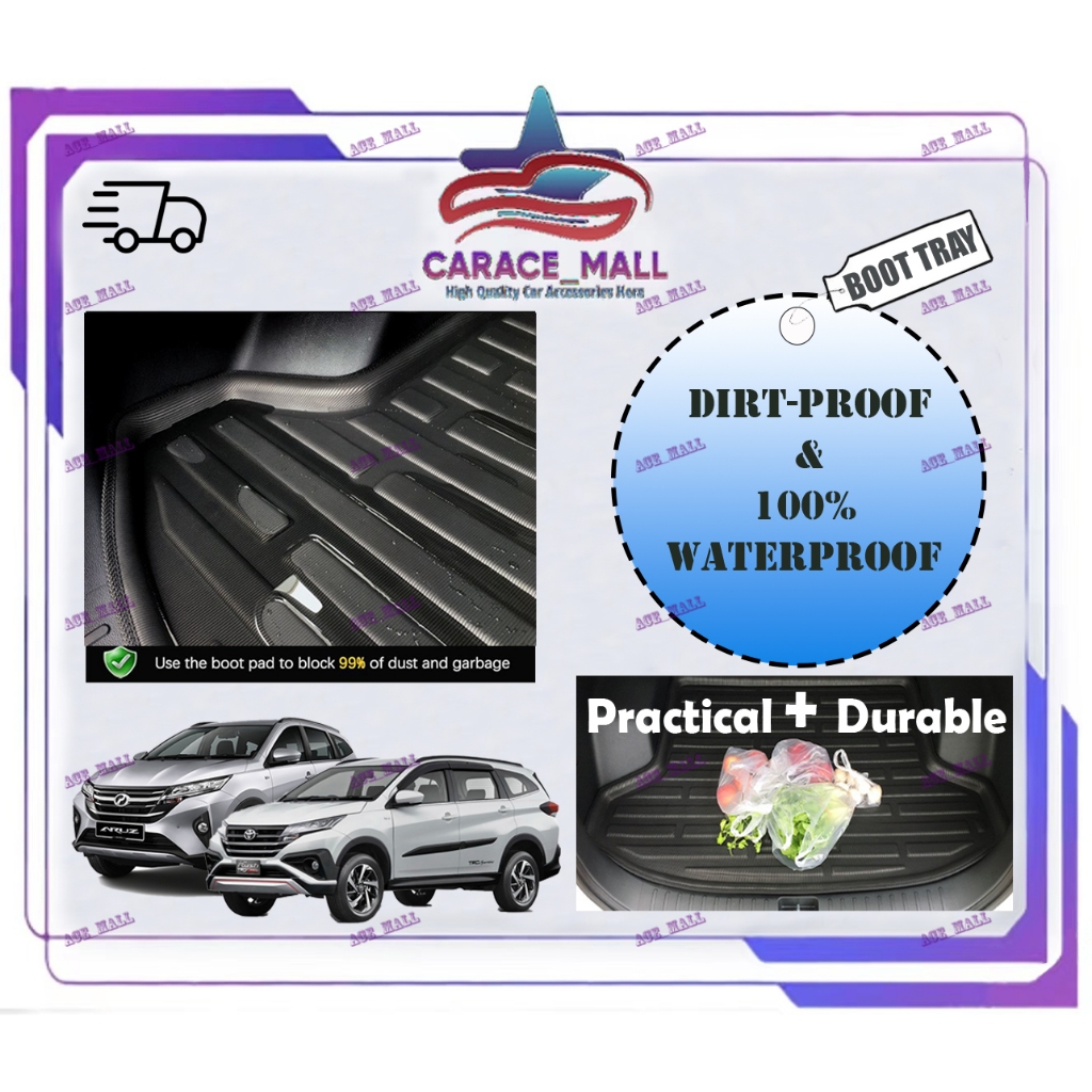 Toyota Aruz Rush Boot Tray OEM Car Org Cargo Rear Tray Protect Dust ...