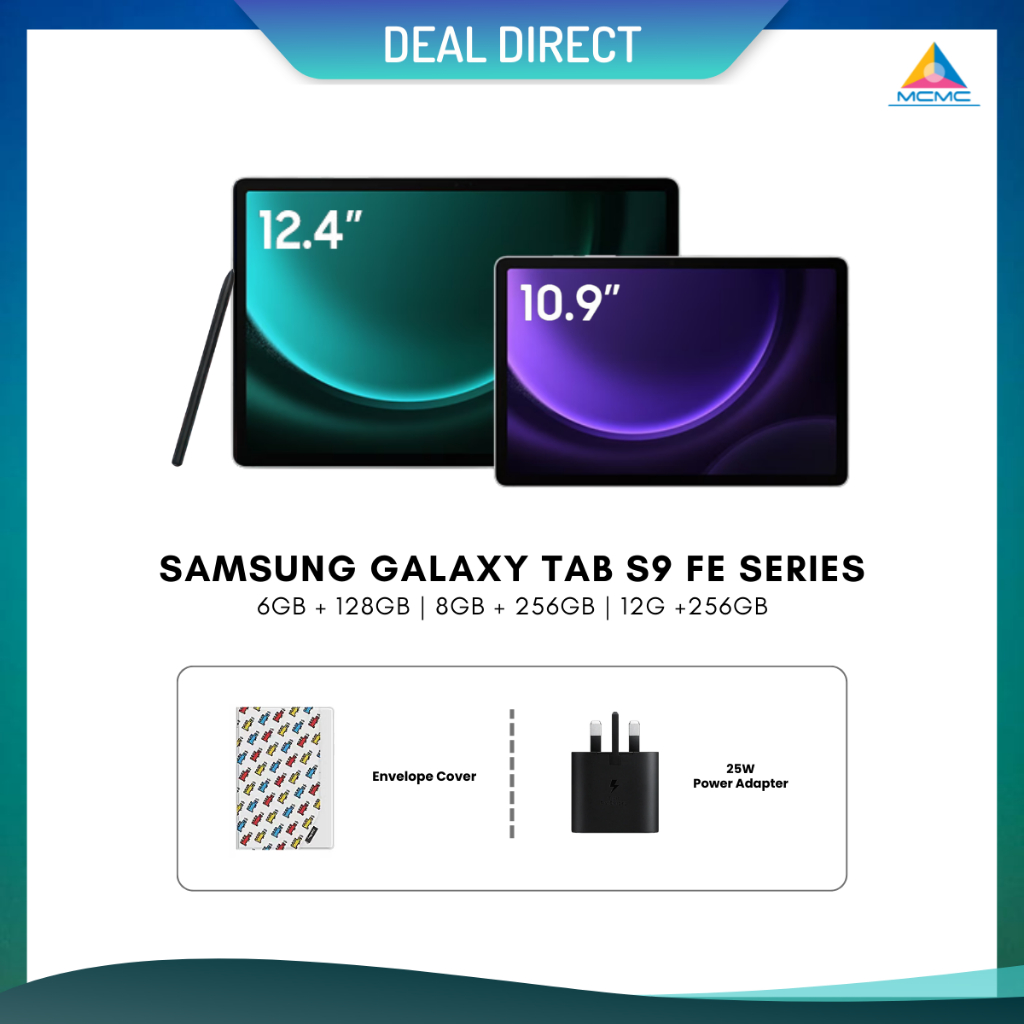 Samsung Galaxy Tab S9 FE / Tab S9 FE+ / Tab S7+ WiFi (6+128GB/ 8+256GB/ 8+128GB/ 12+256GB ...