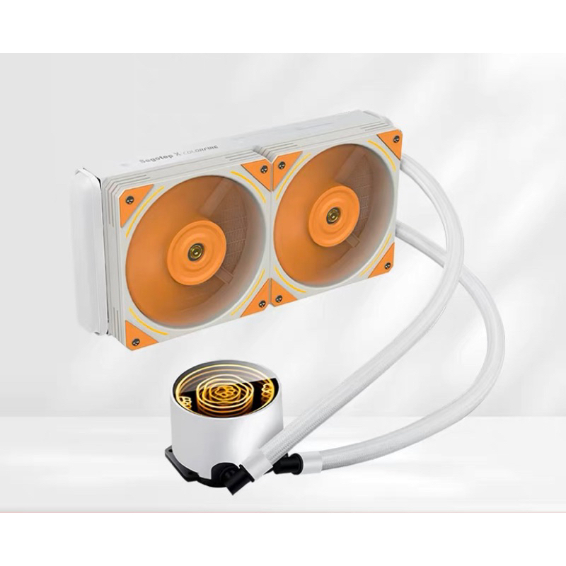 SEGOTEP MEMPHIS-S MEOW PC CASE + 1 MEOW LED + 240MM AIO WATERCOOLER + 3 ...