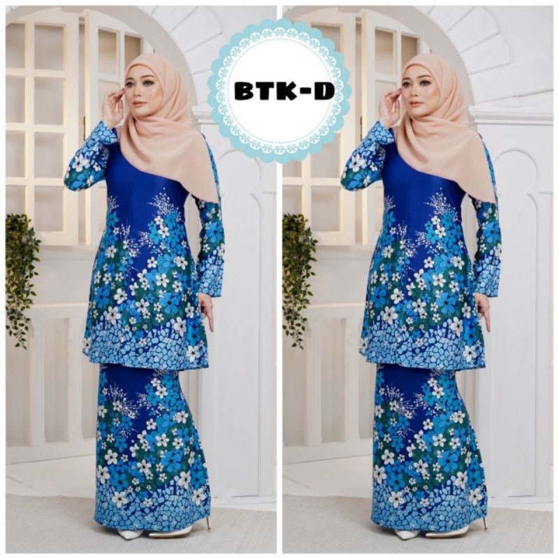 Batik Atikah Syafinaz Latest Design Exclusive Kurung Moden Baju Kurung ...