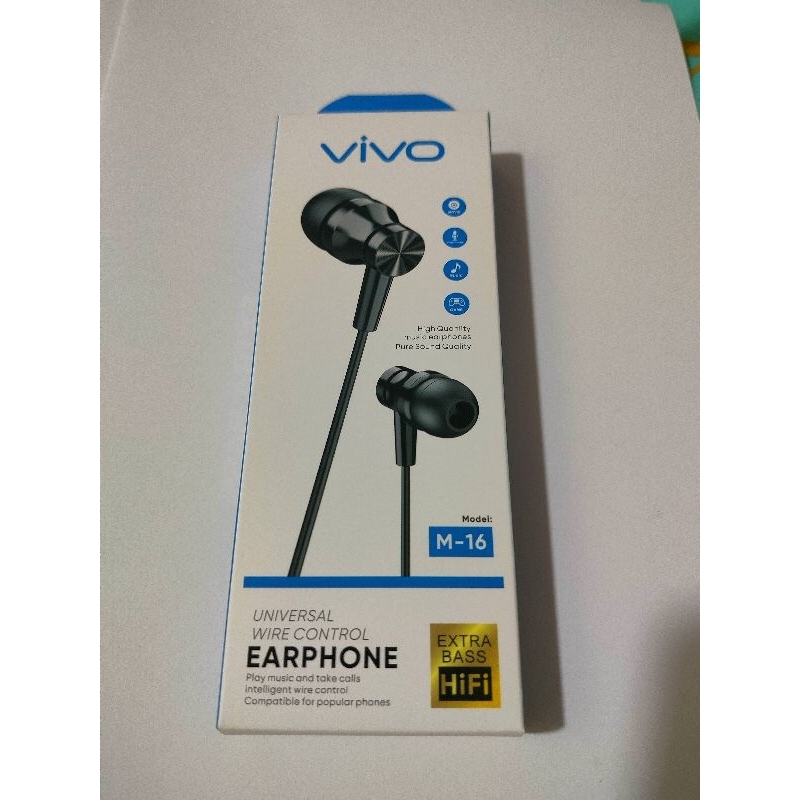 Vivo Universal Wire Control Earphone (Extra Bass Hifi) | Shopee Malaysia