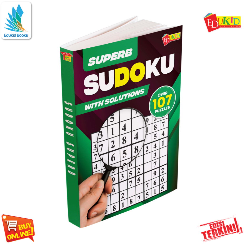 Superb Sudoku - Sudoku - Buku Matematik - Sudoku Book - Numbers - Kids & Adult - Simple - Math ...