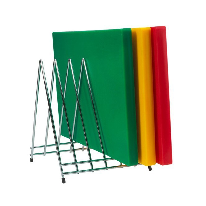 6 slot Stainless Steel Chopping Board Rack/ Rak Papan Pencincang ...