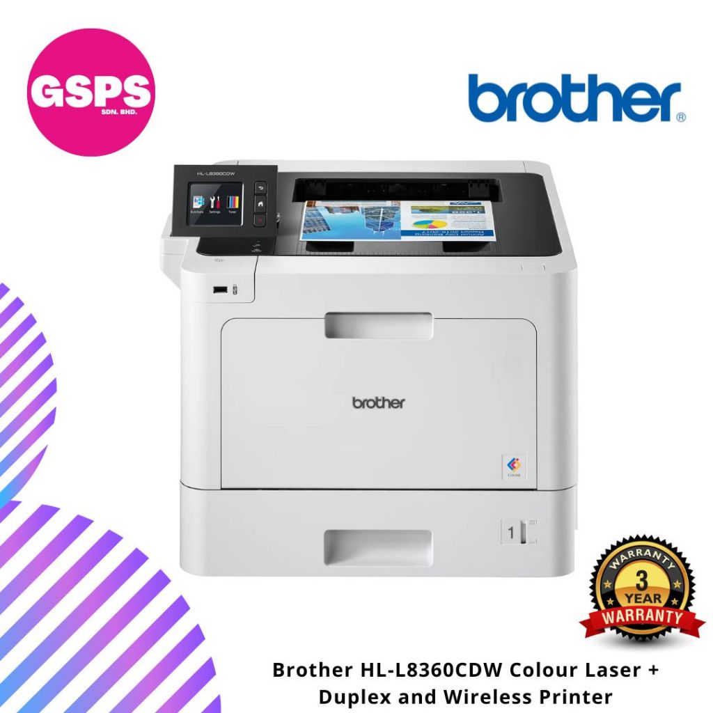Brother HL-L8360CDW Colour Laser + Duplex and Wireless Printer | Shopee ...