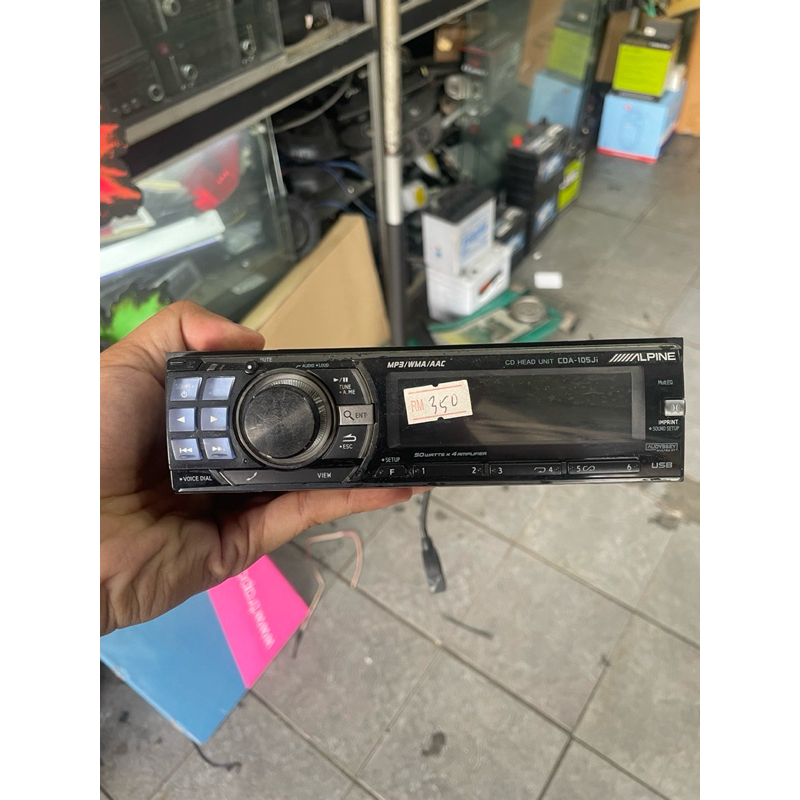 Alpine CDA-105Ji Head Unit | Shopee Malaysia