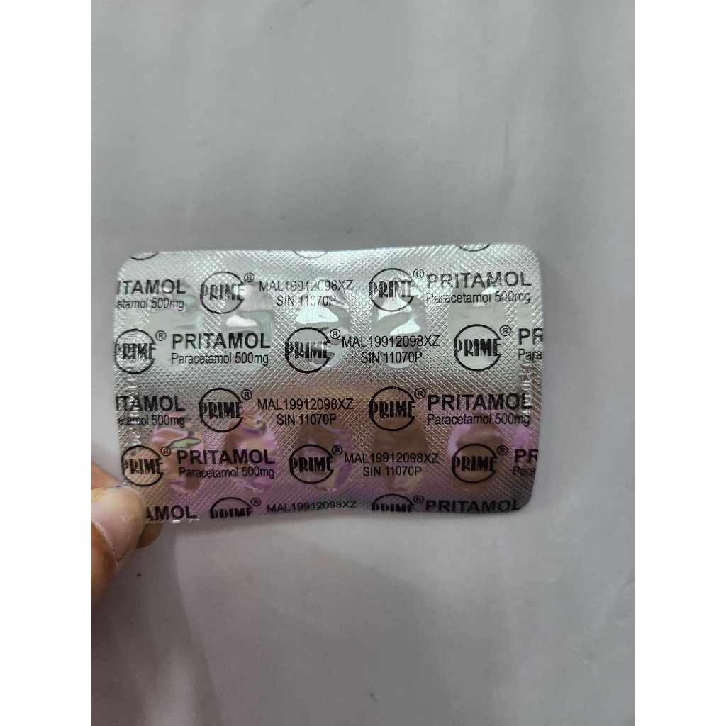 PRIME PRITAMOL Paracetamol 500mg 10'S/STP | Shopee Malaysia