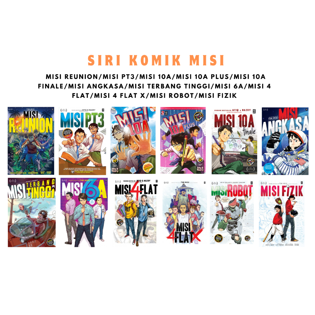 KOMIK MISI EDISI KEMASKINI : Misi Reunion/Misi PT3/Misi 10A/Misi 10A ...