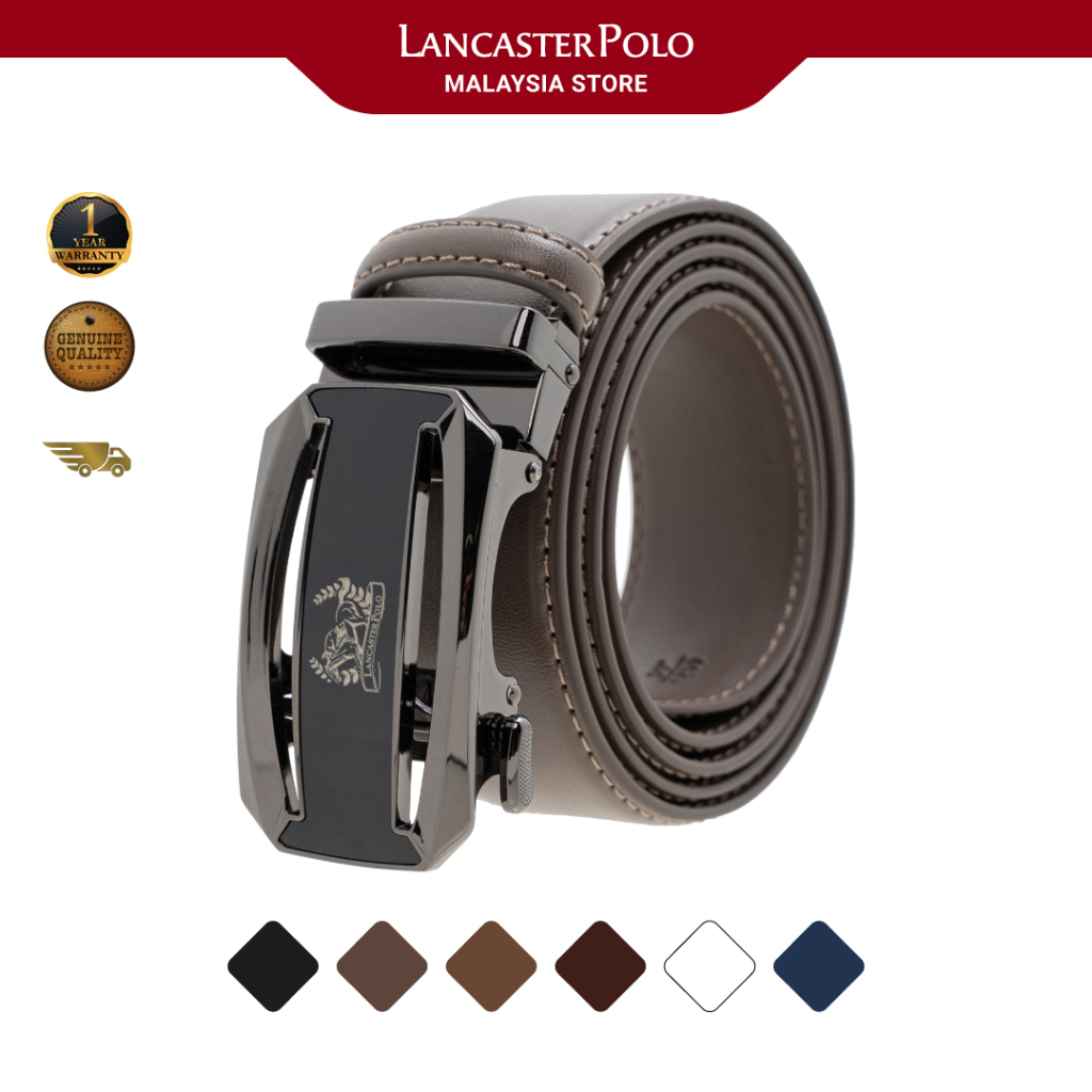 Lancaster Polo Men's Automatic Buckle Stylish Colour Business Casual ...