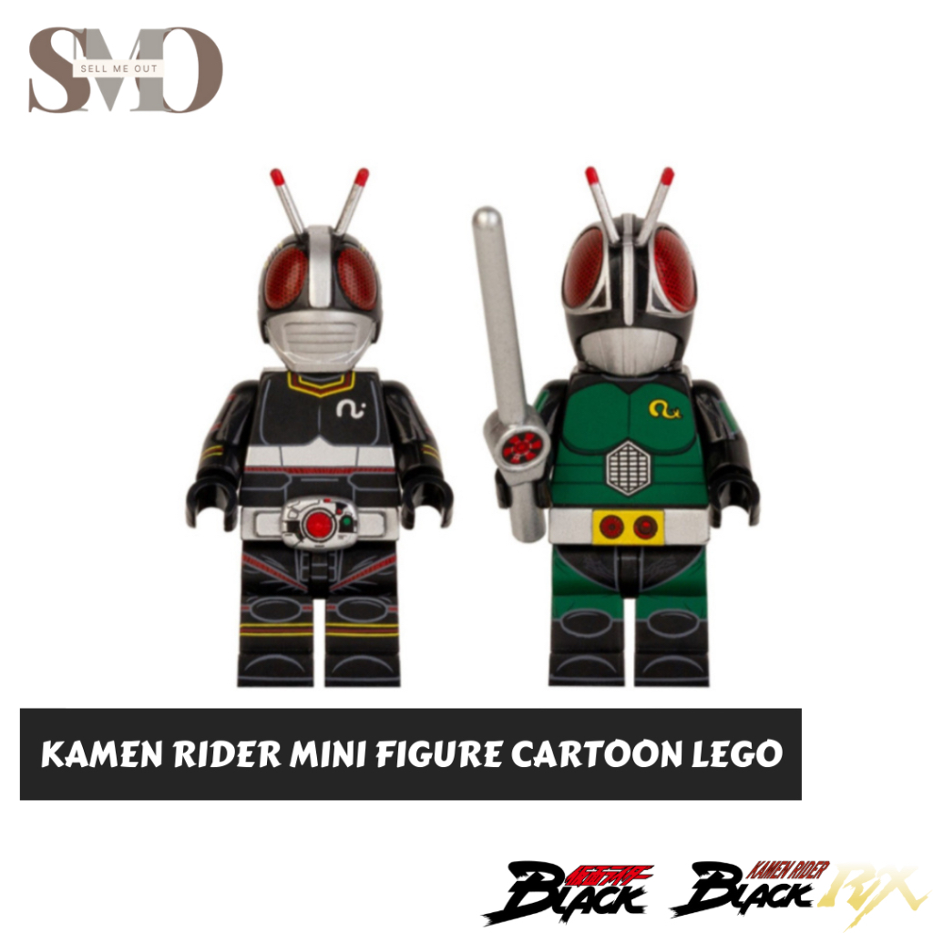 (Ready Stock) Masked Rider Kamen Rider Black RX V1 V2 V3 Minifigures ...