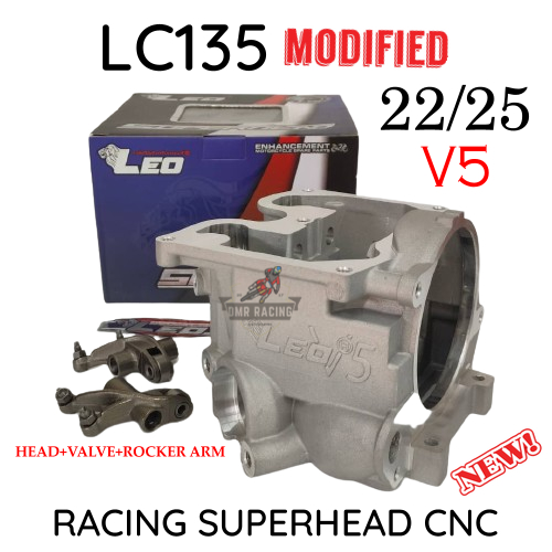 LC135 LC V1-V7 LEO RACING Superhead V5 Series 22/25 CNC Porting (Super ...