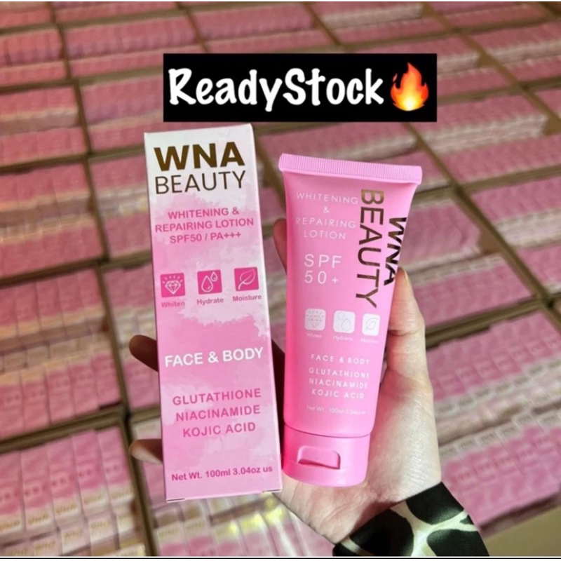 ️𝗢𝗥𝗜𝗚𝗜𝗡𝗔𝗟💯 WNA BEAUTY WHITENING LOTION MENCERAH DAN MEMUTIHKAN KULIT ...