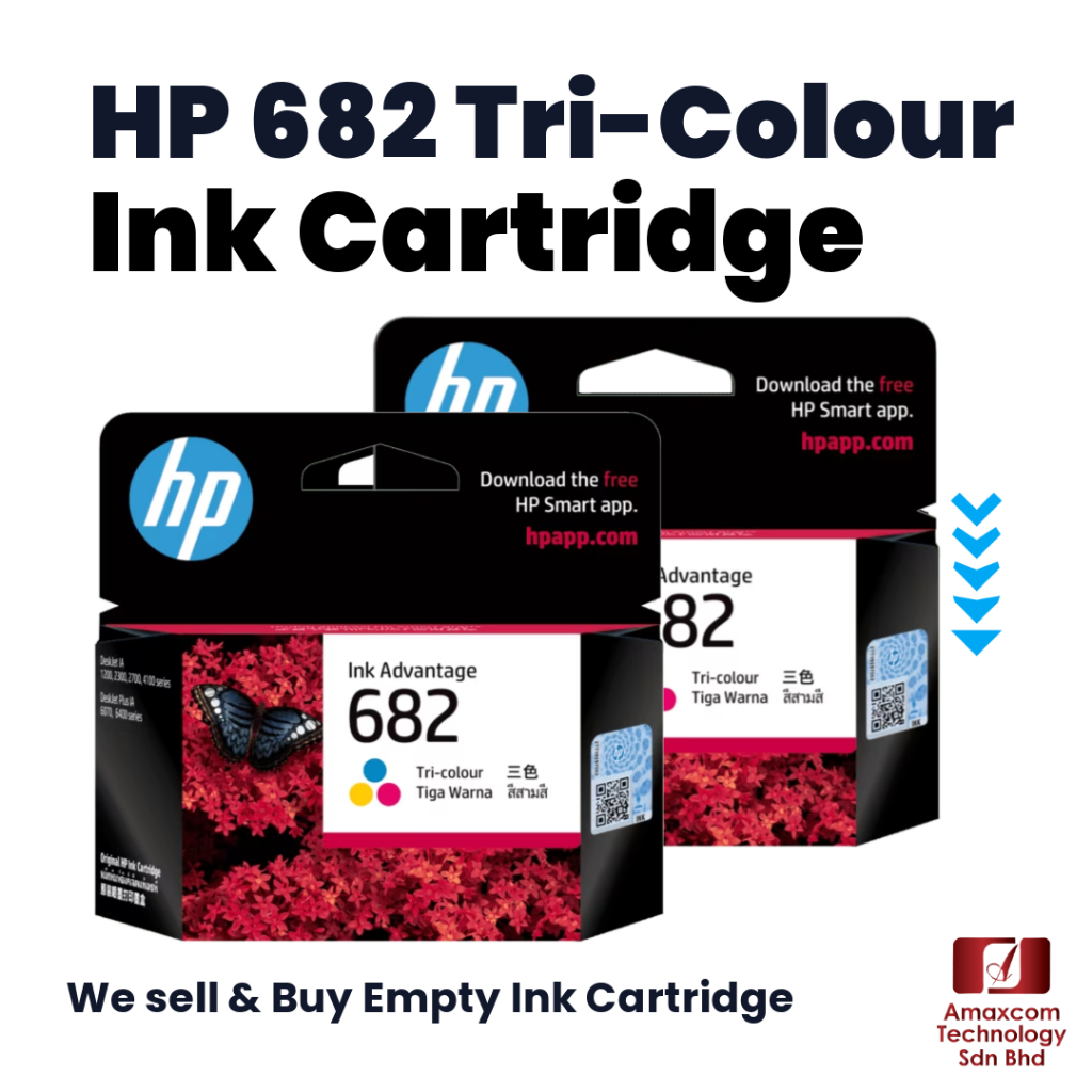 HP 682 Tri-Colour Original Ink Advantage Cartridge [100% Original ...