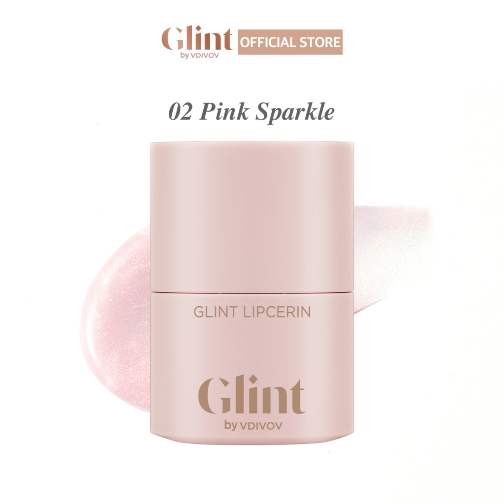 Glint Lipcerin ™ Lip Balm 15ml - Vegan Lip Plumper, Lip Gloss, Hydrated Fuller Lips Glitter ...