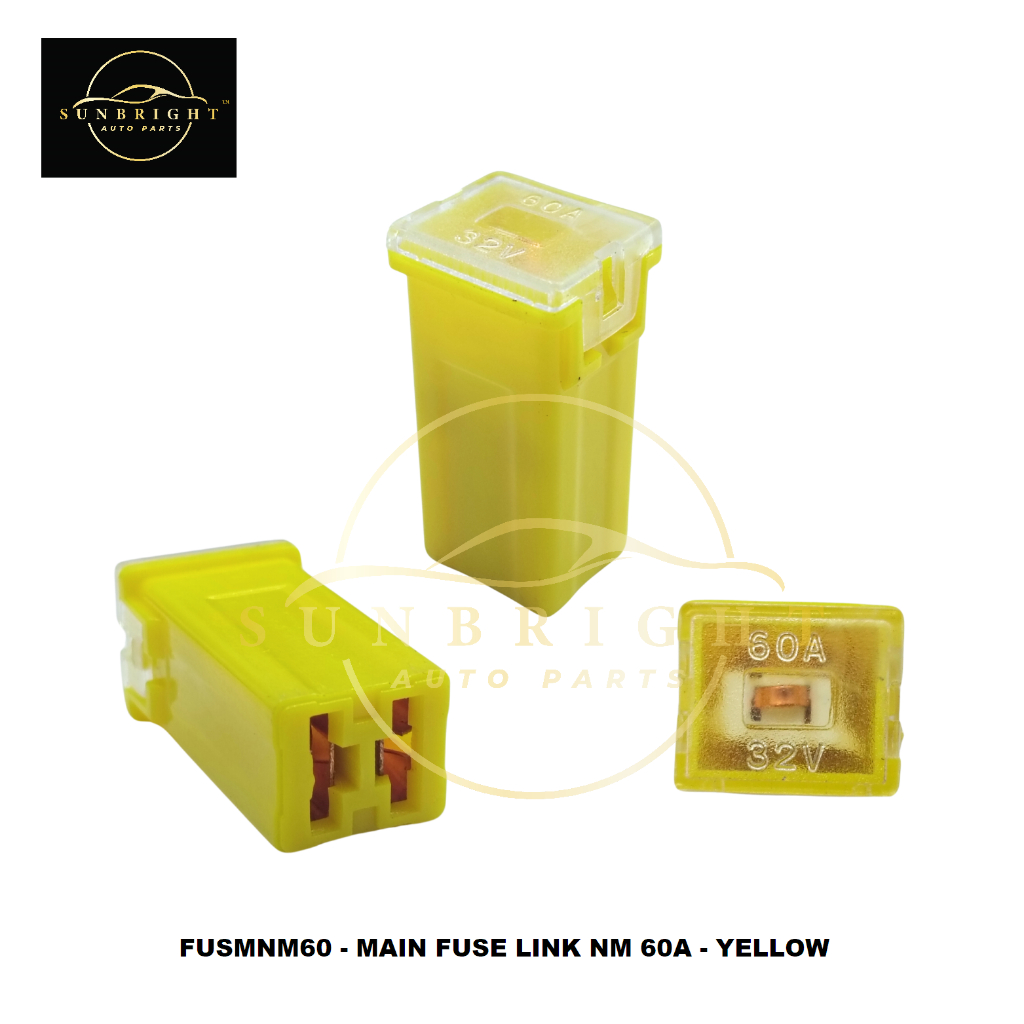 MAIN FUSE LINK NM 60A - YELLOW | Shopee Malaysia