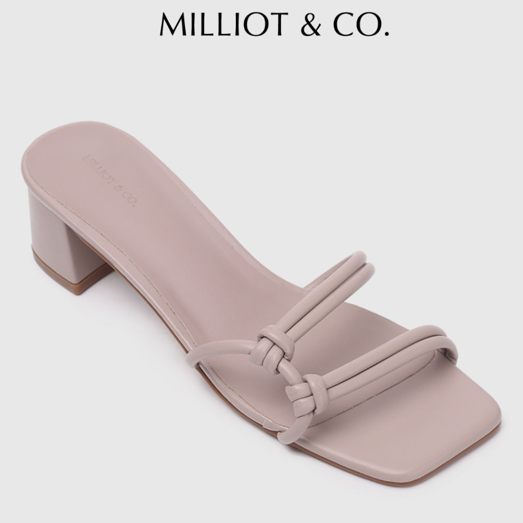 Milliot & Co Rosetta Knotted Heels | Shopee Malaysia