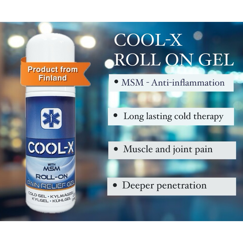 Cool-X Cold Gel with MSM [PAIN] [INFLAMMED] [GOUT] [NECK&BACK PAIN ...