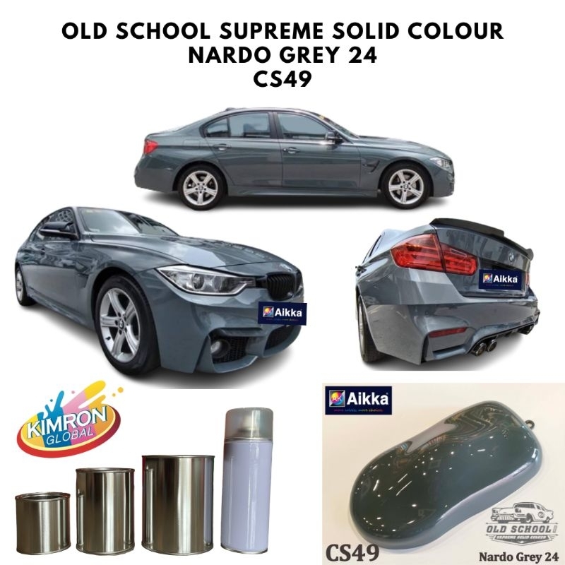 Aikka Paint CS49 Nardo Grey 24, Old School Supreme Solid Colour Car ...
