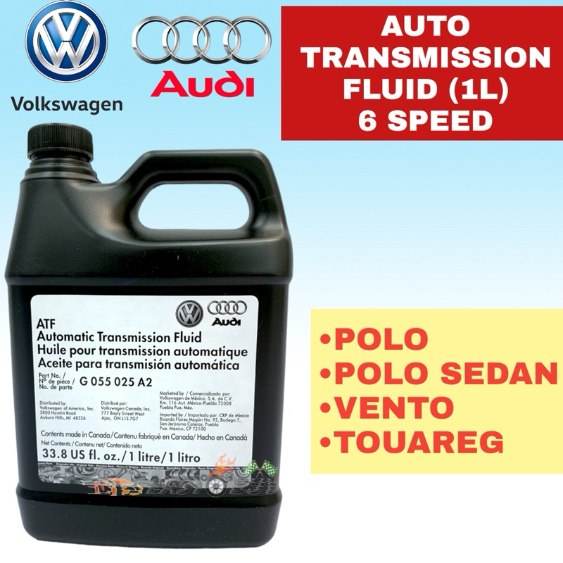 100% ORIGINAL VOLKSWAGEN AUDI AUTO TRANSMISSION GEAR OIL FLUID (6 SPEED ...