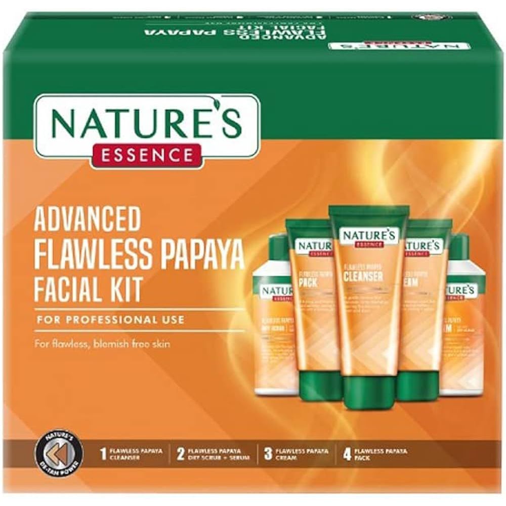Nature's Essence Advanced Flawless Papaya Facial Kit | Shopee Malaysia