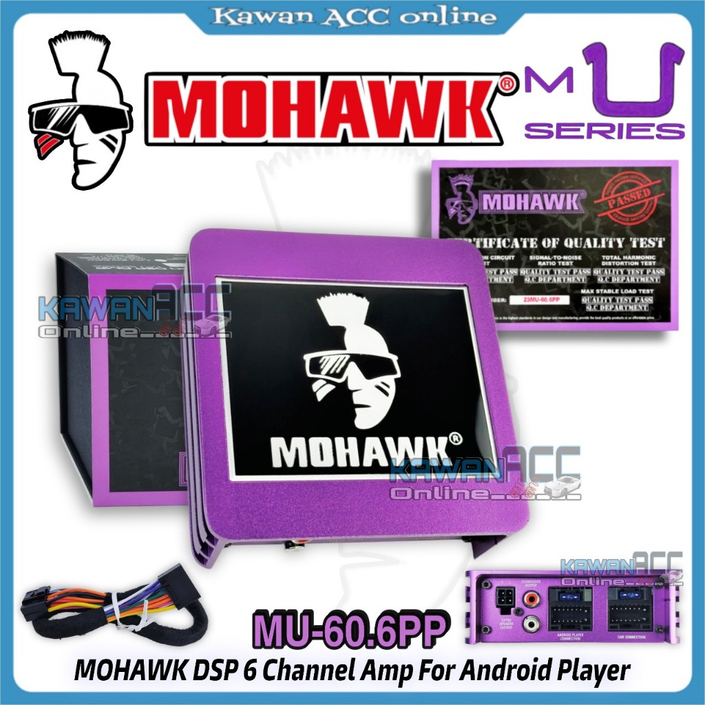 MOHAWK Android Player DSP 4/6 Channel Plug & Play power Amplifier MU/MS ...