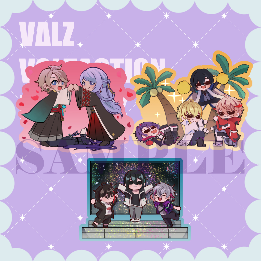 VALZ VOLTACTION Mesherz Nijisanji JP Fanmade Acrylic Keychain | Shopee ...