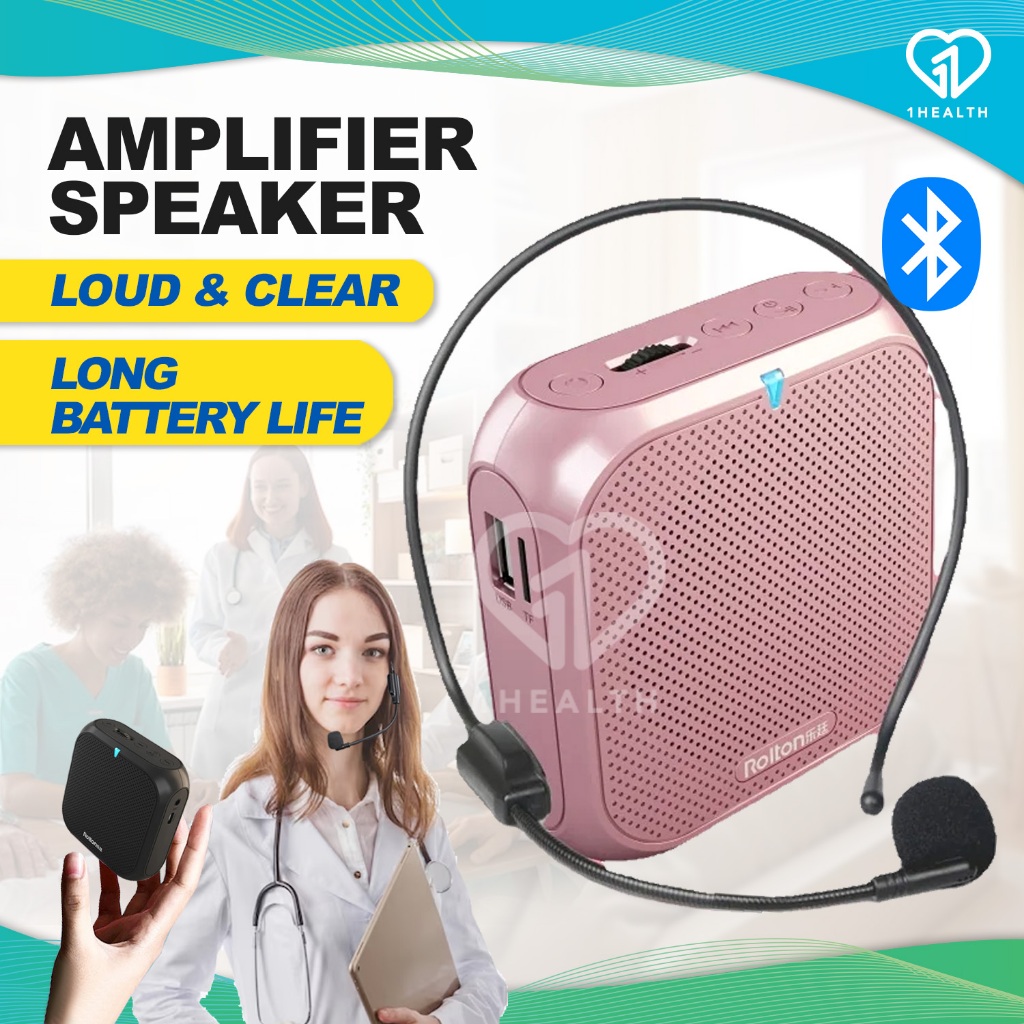 Rolton K400 Voice Amplifier Speaker Microphone | Headset Mic for ...