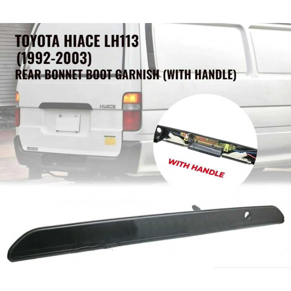 Toyota Hiace LH113 1992 Year Old Model Rear Trunk Tailgate Bonnet Boot ...