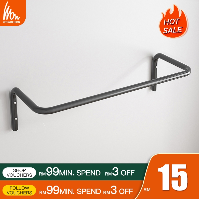 Besi Gantung Baju Cloth Rack Wall Hanger Besi Gantung Baju Clothes ...