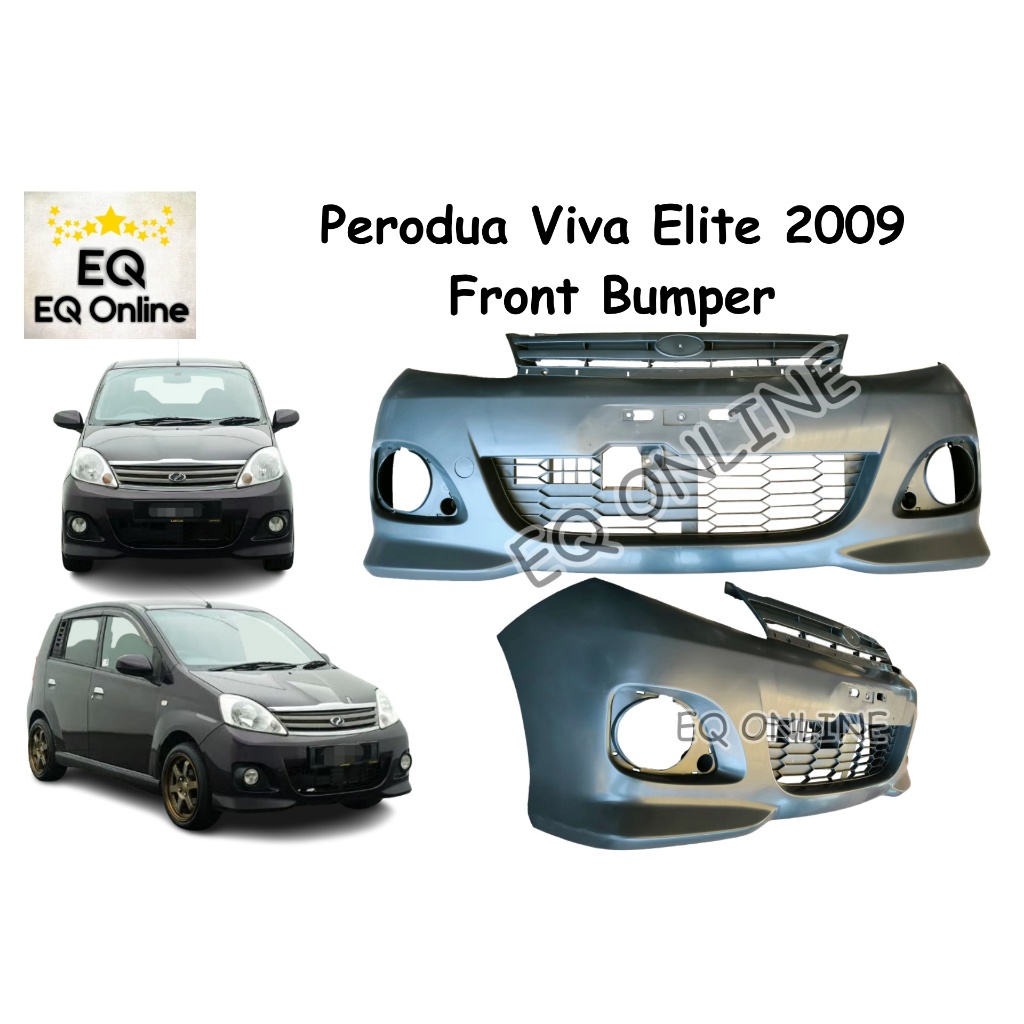 Perodua Viva Elite 2009 Front Bumper (Bumper Depan) PP Plastic Malaysia ...