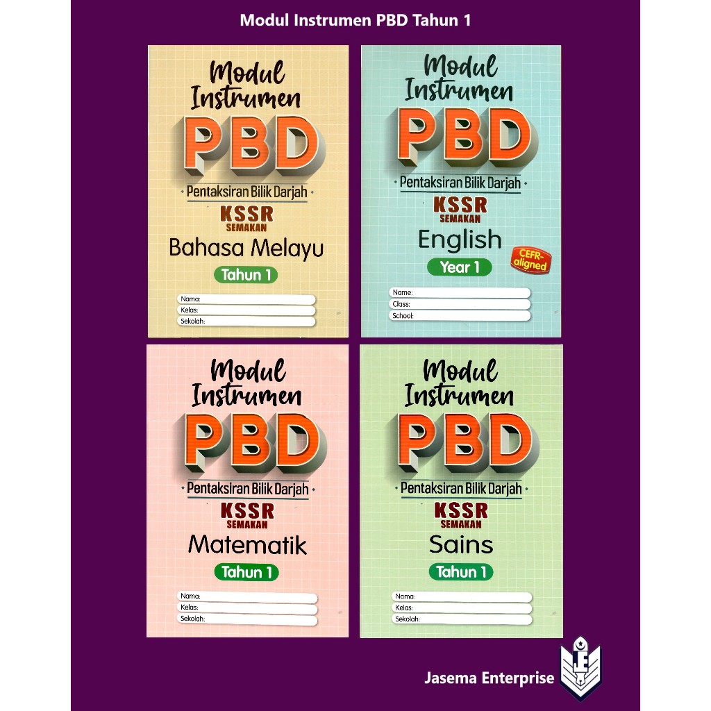 Modul Instrumen PBD Tahun 1 Bahasa Melayu | English | Matematik | Sains | Shopee Malaysia