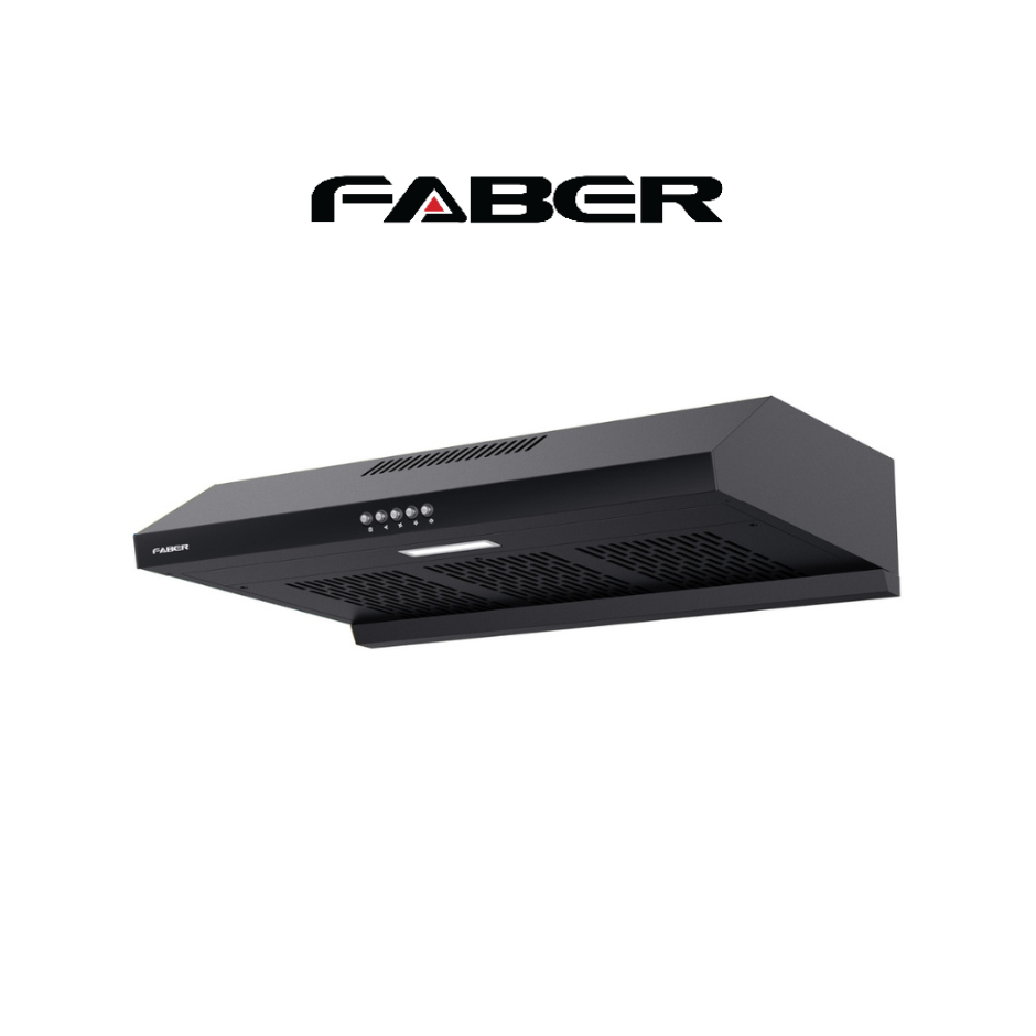 FABER SLIM HOOD SUCTION POWER 900m³/hr with 3-Speed Function Charcoal ...