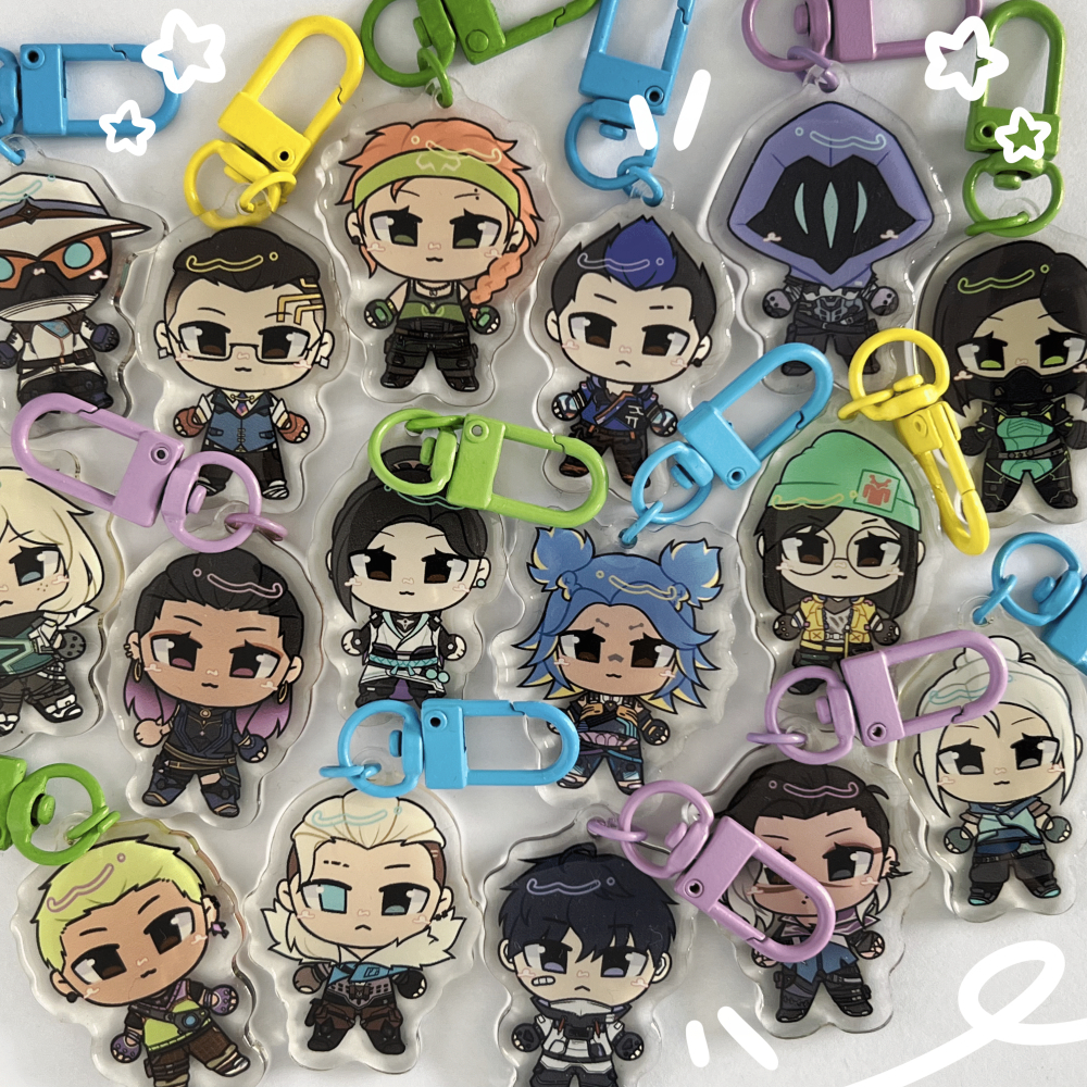 Valorant Epoxy Resin Keychains | Shopee Malaysia