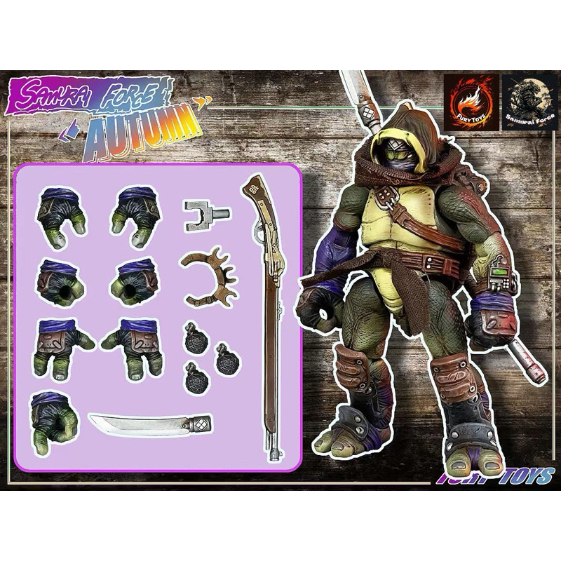 Fury Toys 1/12 Samurai Force TMNT Wave 2 Musketman Autumn action figure ...