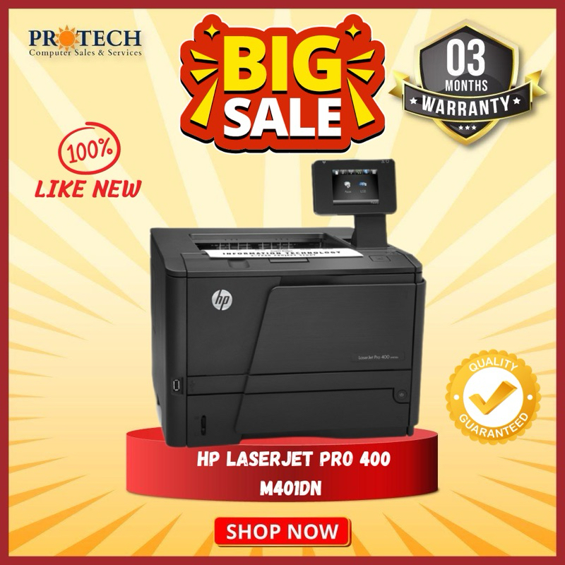 Hp Laserjet Pro 400 m401dn duplex printer (Refurbished) | Shopee Malaysia