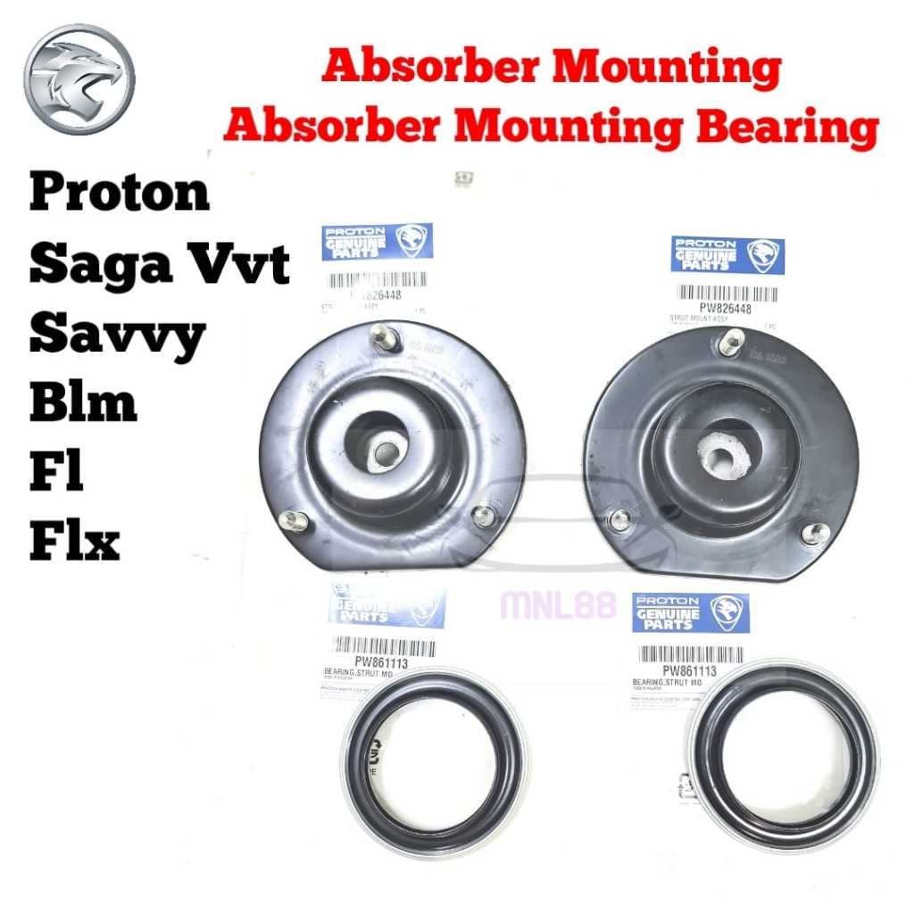 Proton Saga Blm Fl Flx Saga Vvt Front Absorber Mounting & Absorber ...
