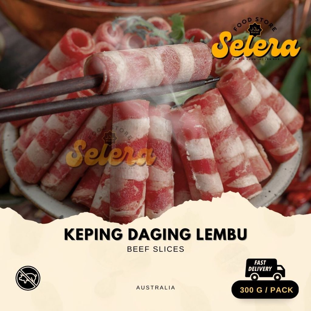 【SELERA】KEPING DAGING LEMBU AUSTRALIA (300G) | Shopee Malaysia
