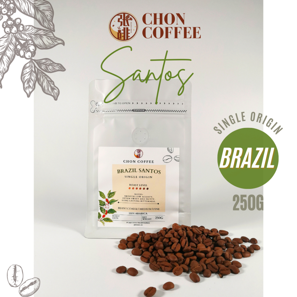 Single Origin (Brazil Santos): 💯% Arabica Beans & Ground | Shopee Malaysia