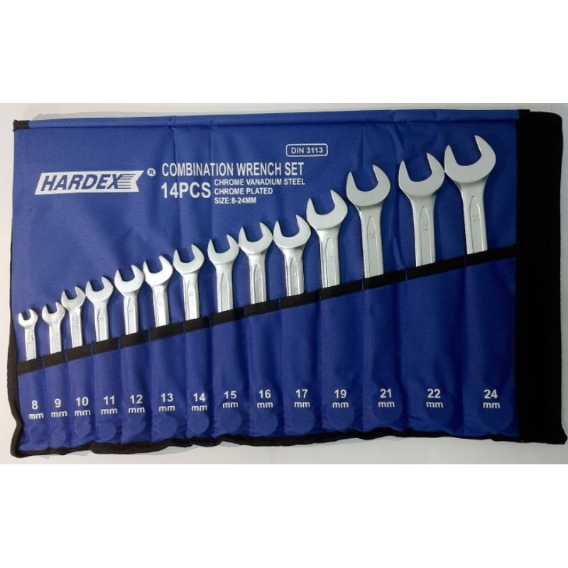 HARDEX SPANNER SET 14PCS | Shopee Malaysia