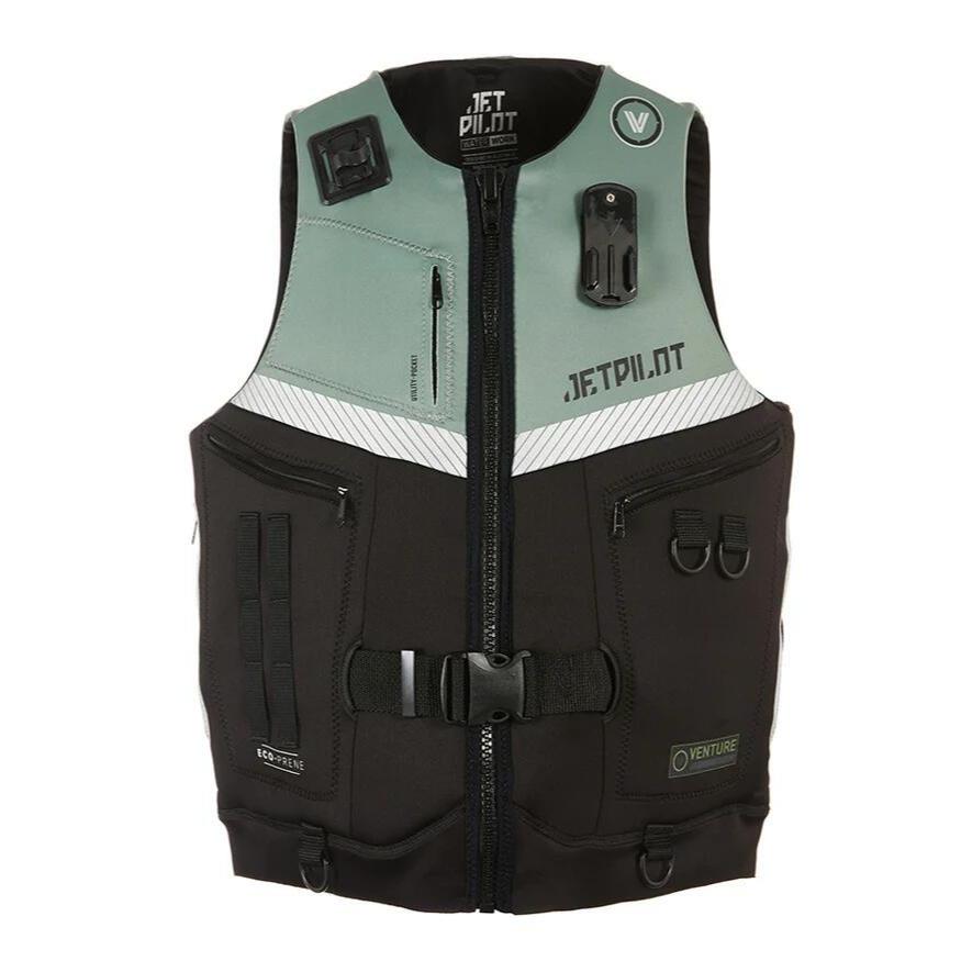 Jetpilot Venture Mens Neo Life Jacket Black/Sage JA22218V AS4758 AU ...