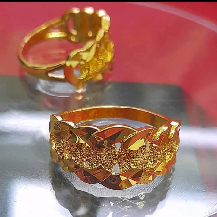 Ala Sajat Gold Korea 24K Pure Gold Plated Ring | Shopee Malaysia