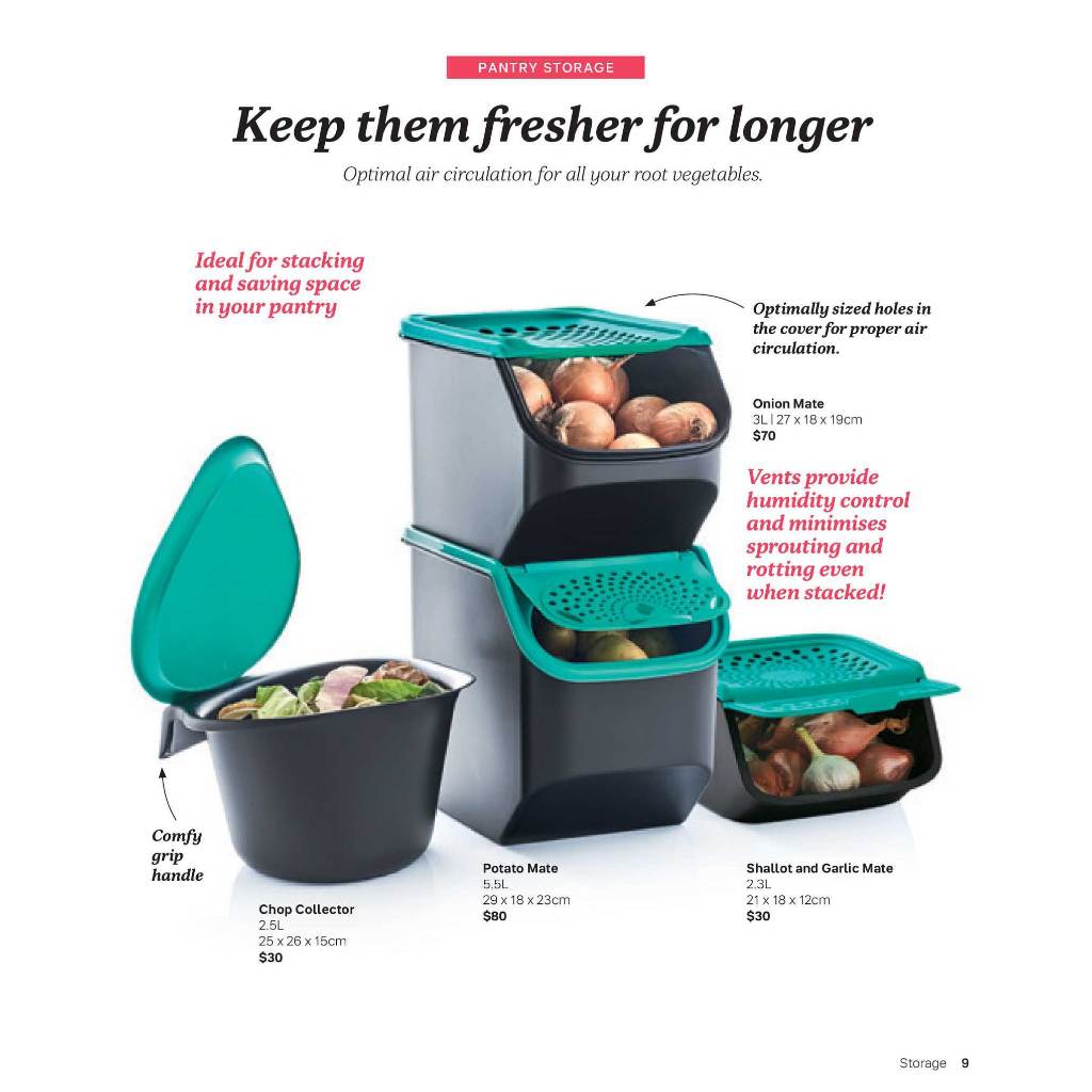 Tupperware Garlic N All Keeper/ Garlic and all keeper/ Bekas Bawang ...