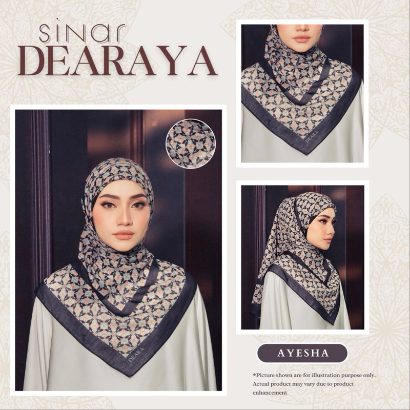 DEARA HIJAB Premium Cotton Voile {Free baby brooch} | Shopee Malaysia