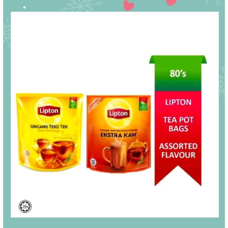 Lipton Uncang Teko Teh Biasa/Ekstra Kaw 80s | Shopee Malaysia