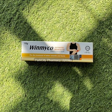 Winwa Winmyco Antiseptic Cream 0.5% Minor Wounds Burns 12 8106 | Shopee ...